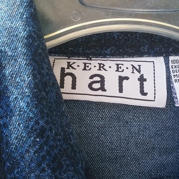 KEREN hart | Jackets & Coats | Karen Hart Denim Jacket | Poshmark